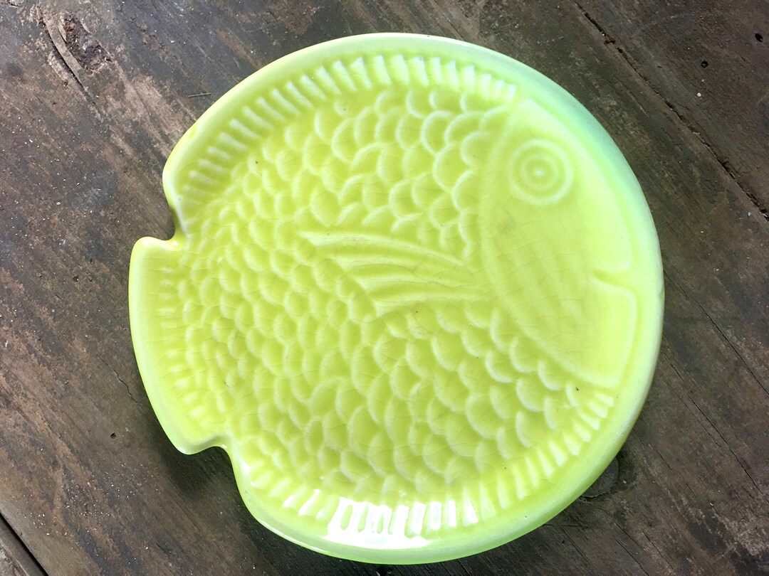 Vintage Small Fish Plate From Portugal - Popular 70s Ceramics - Etsy
