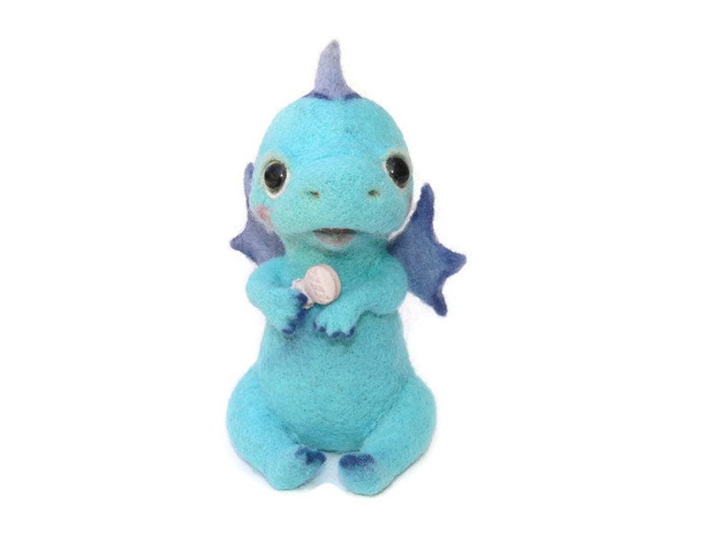 Dragon little blue dragon toy fantastic beasts tiny dragon | Etsy