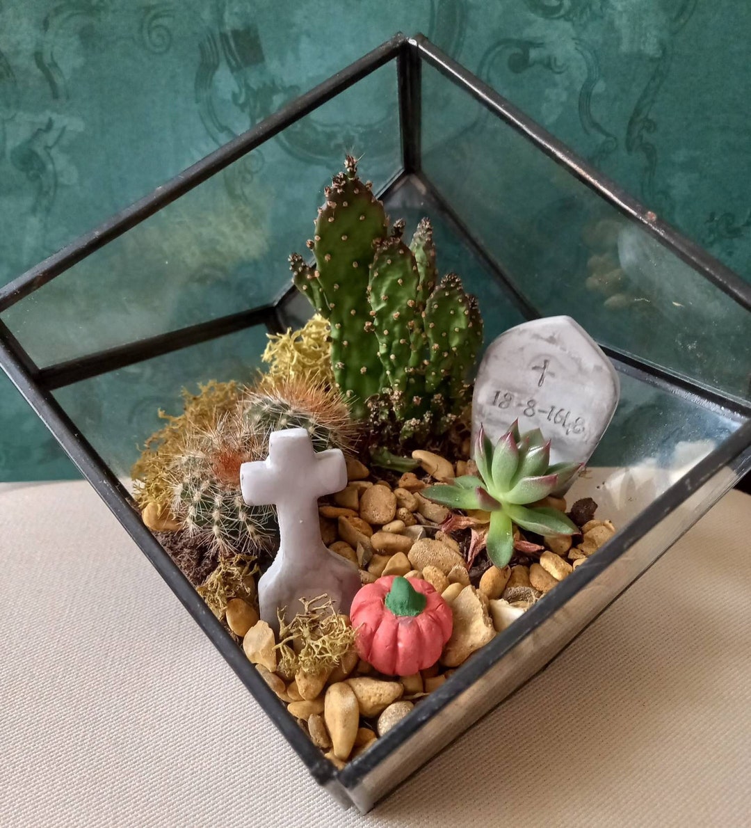 Cemeterrarium Kit Terrarium Decorations Gothic Fairy Garden Kit - Etsy