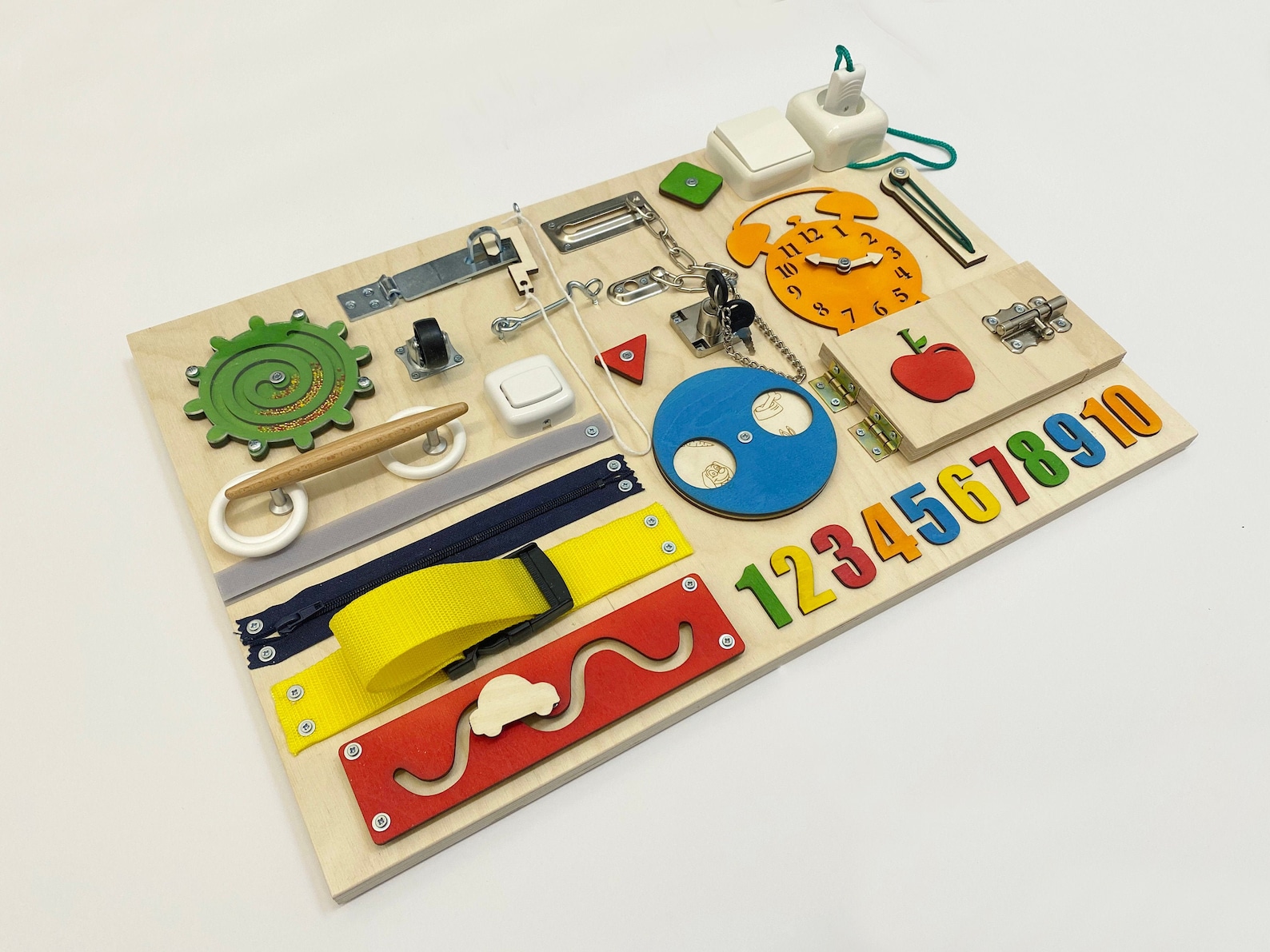 Activity board for toddler Fidget board baby Gift for baby | Etsy