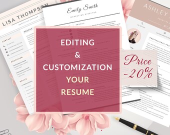 Resume template | Etsy