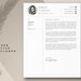 Professional One Page Resume Template, Clean Resume Template for Word ...