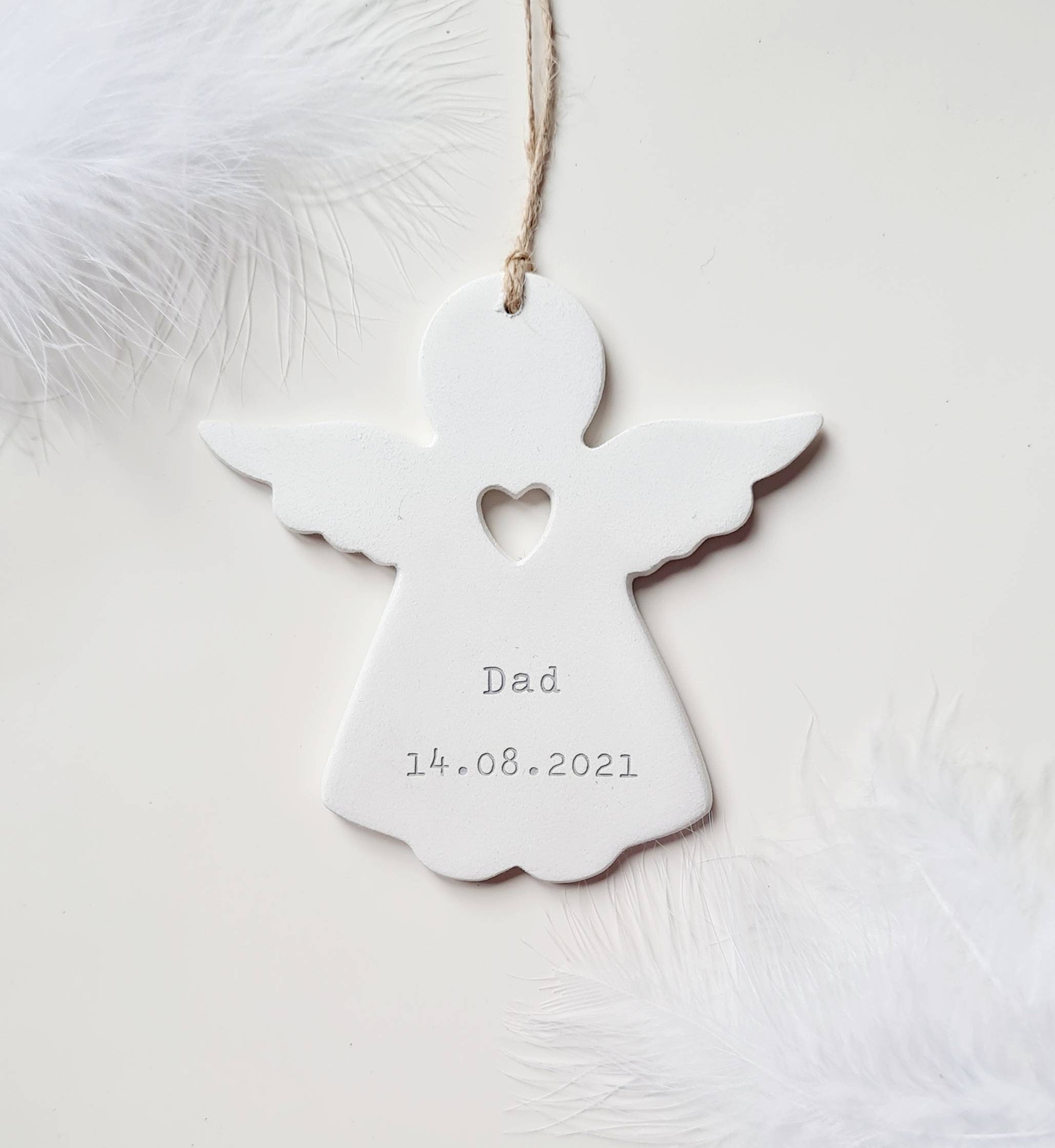 Personalised Memorial Angel Ornament - Bereavement - Baby Loss - Angel ...