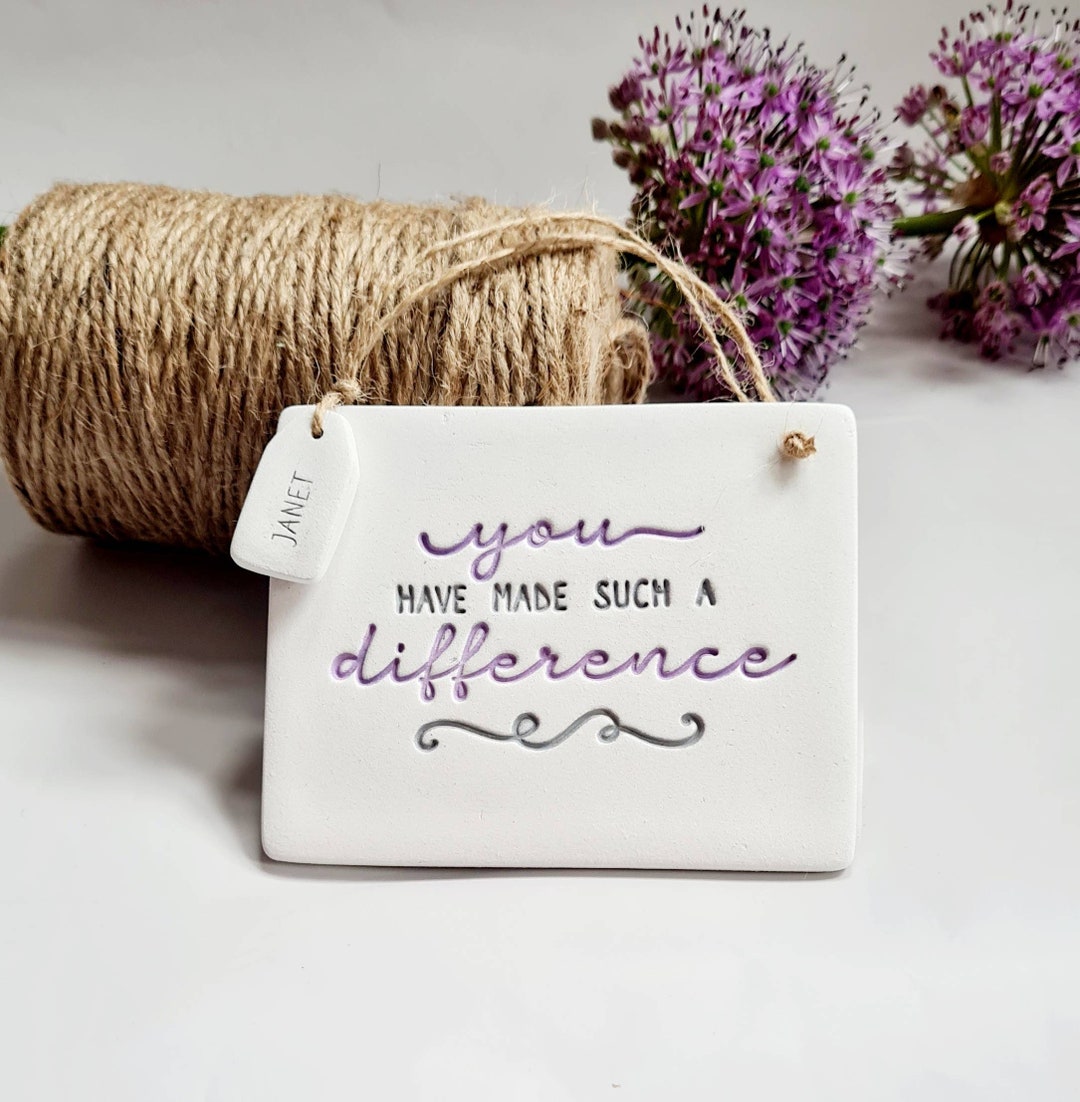 You Have Made Such a Difference- Meaningful Coworker Leaving Gift ...