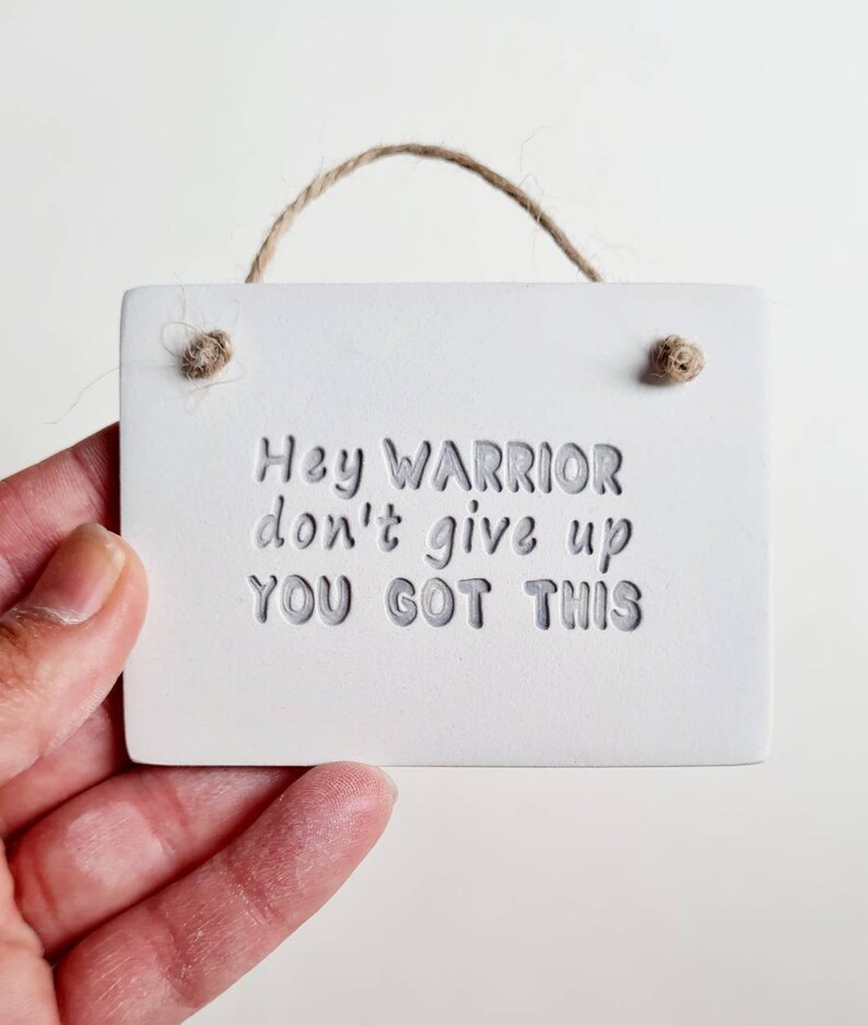 You Got This Handcrafted Clay Sign - Gift for Friend in Difficult Times ...