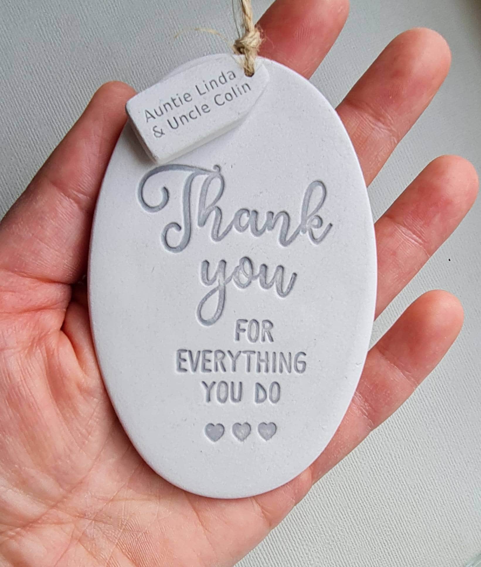 Thank You Gift Handmade Thoughtful Keepsake Thanks for | Etsy