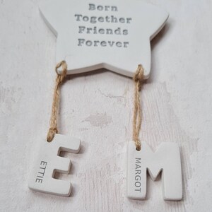 Personalised Twins Bedroom Door Sign 'born Together | Etsy