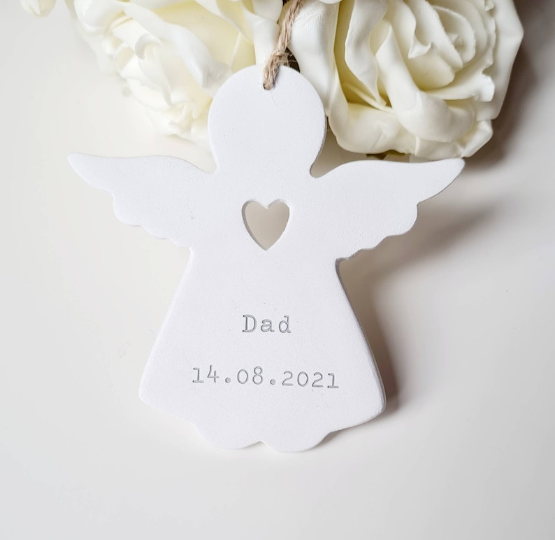 Personalised Memorial Angel Ornament - Bereavement - Baby Loss - Angel ...