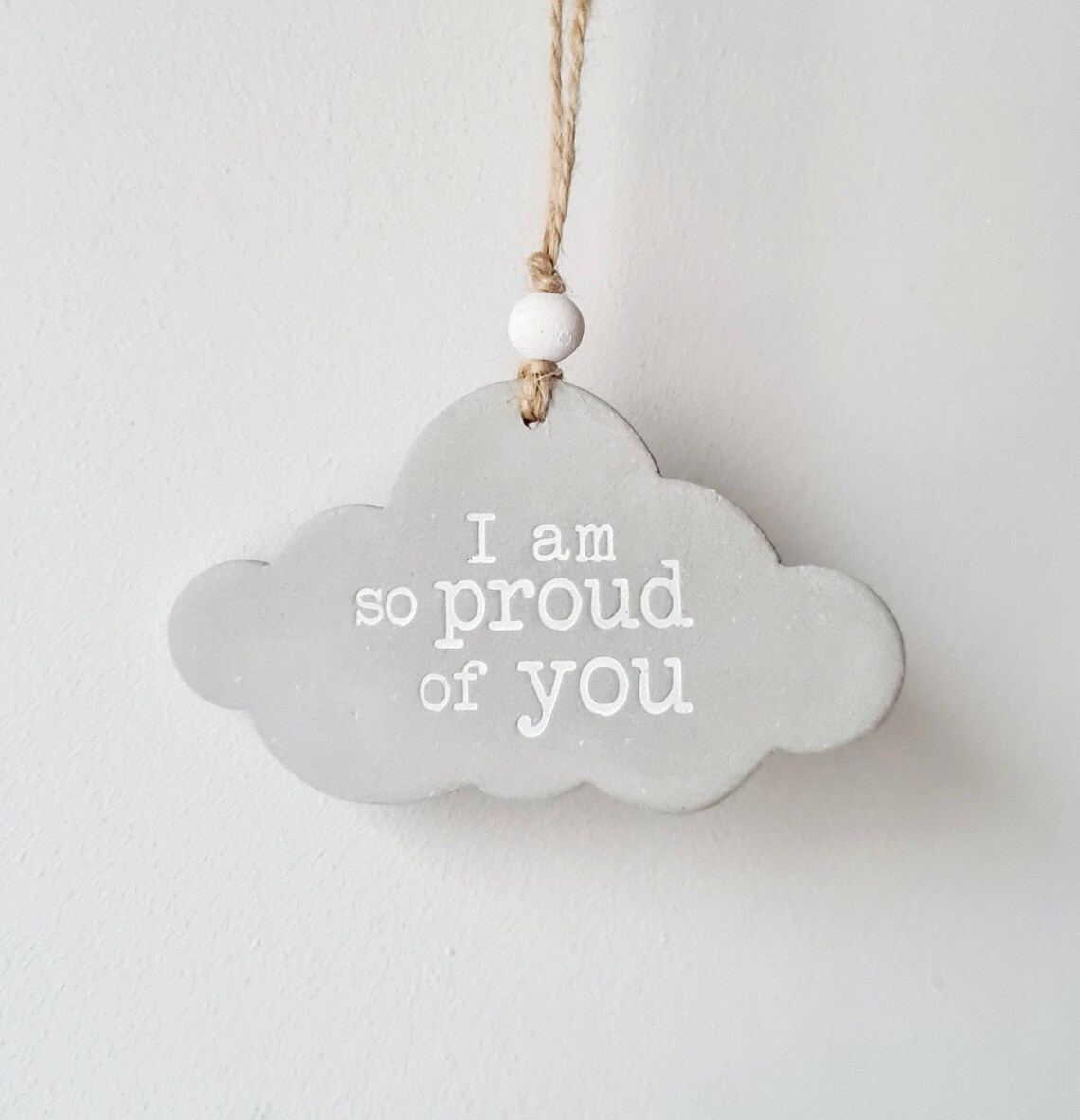 Personalised Cloud Gift - Handmade Cloud Decoration With Choice of ...
