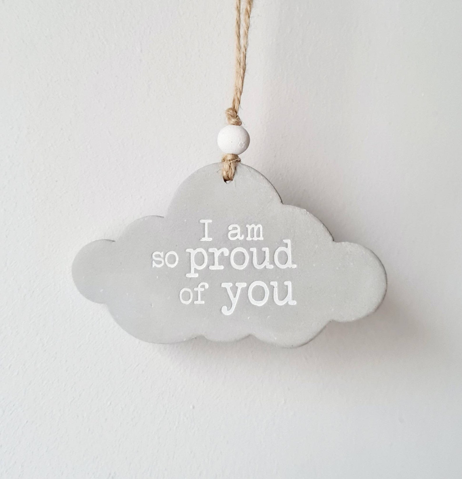 Personalised Cloud Gift - Handmade Cloud Decoration With Choice of ...