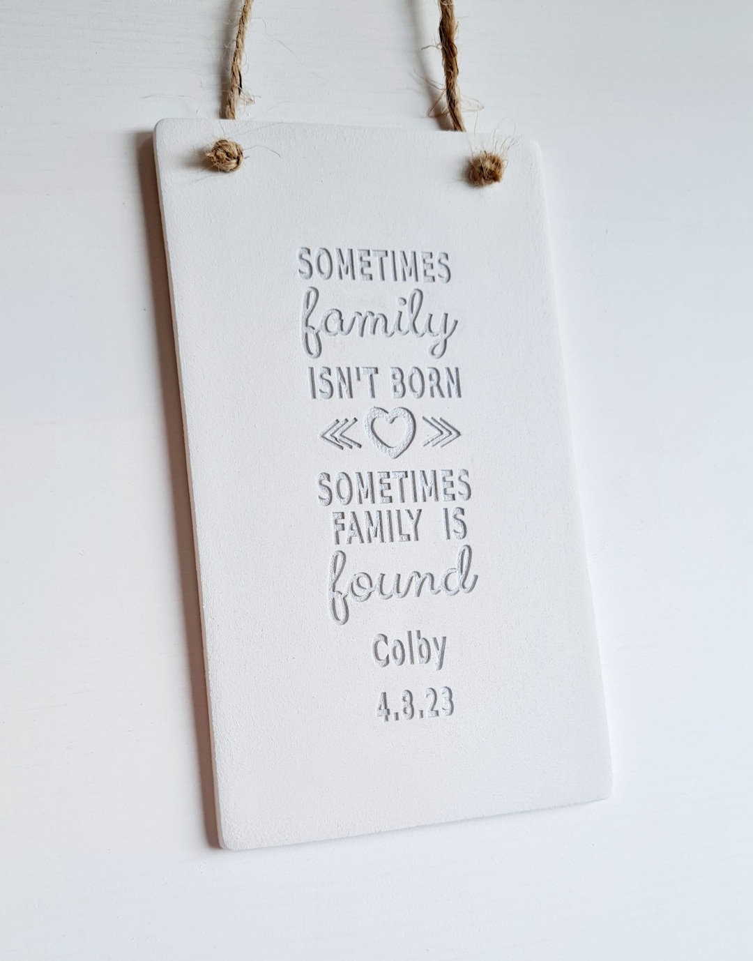 Adoption Keepsake Gift - Found Forever Family - Gift for New Family ...