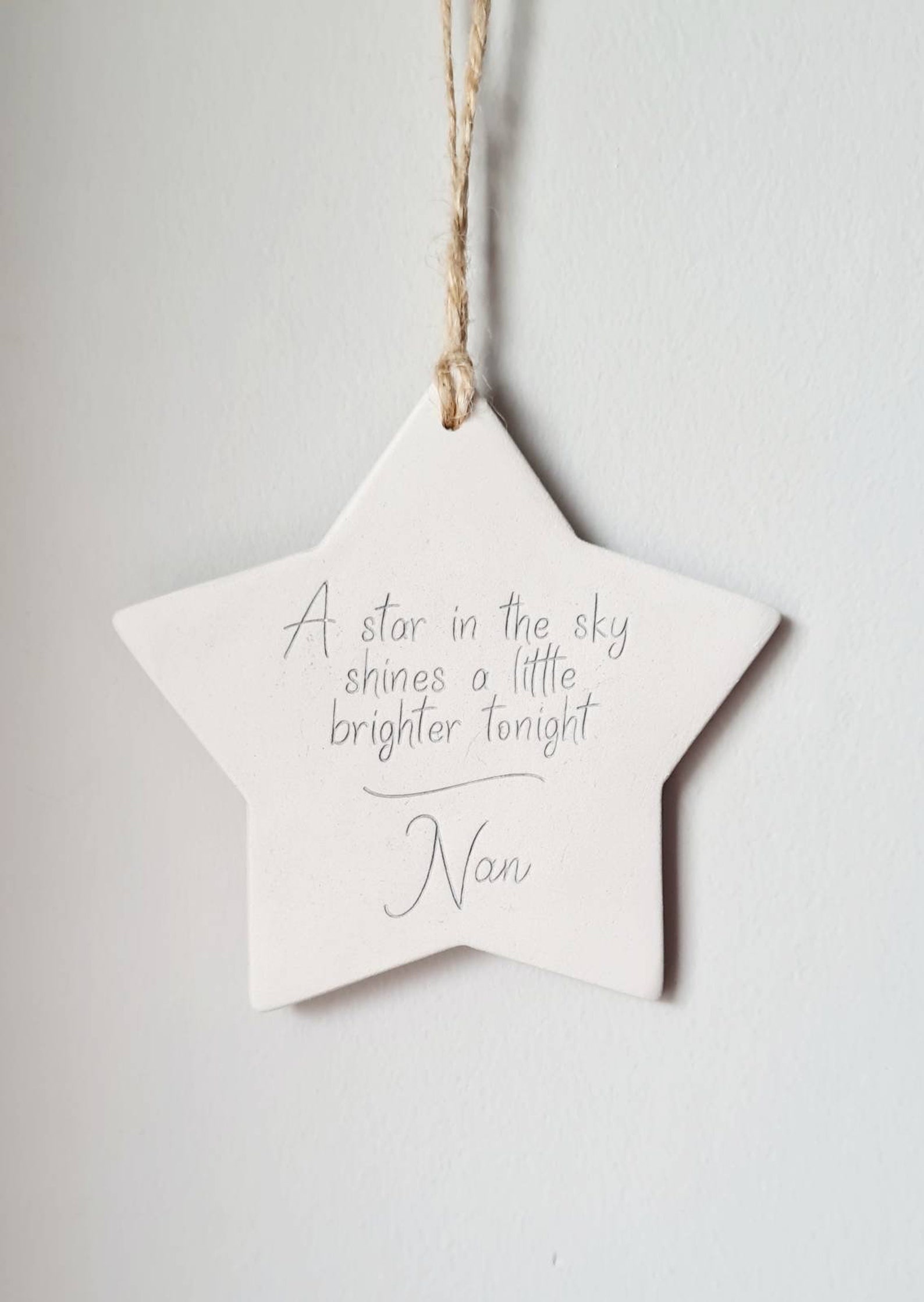 Personalised Bereavement Bright Star Keepsake Gift Brightest | Etsy