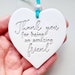 Thank You for Being an Amazing Friend Say Thank You Keepsake Heart Just ...