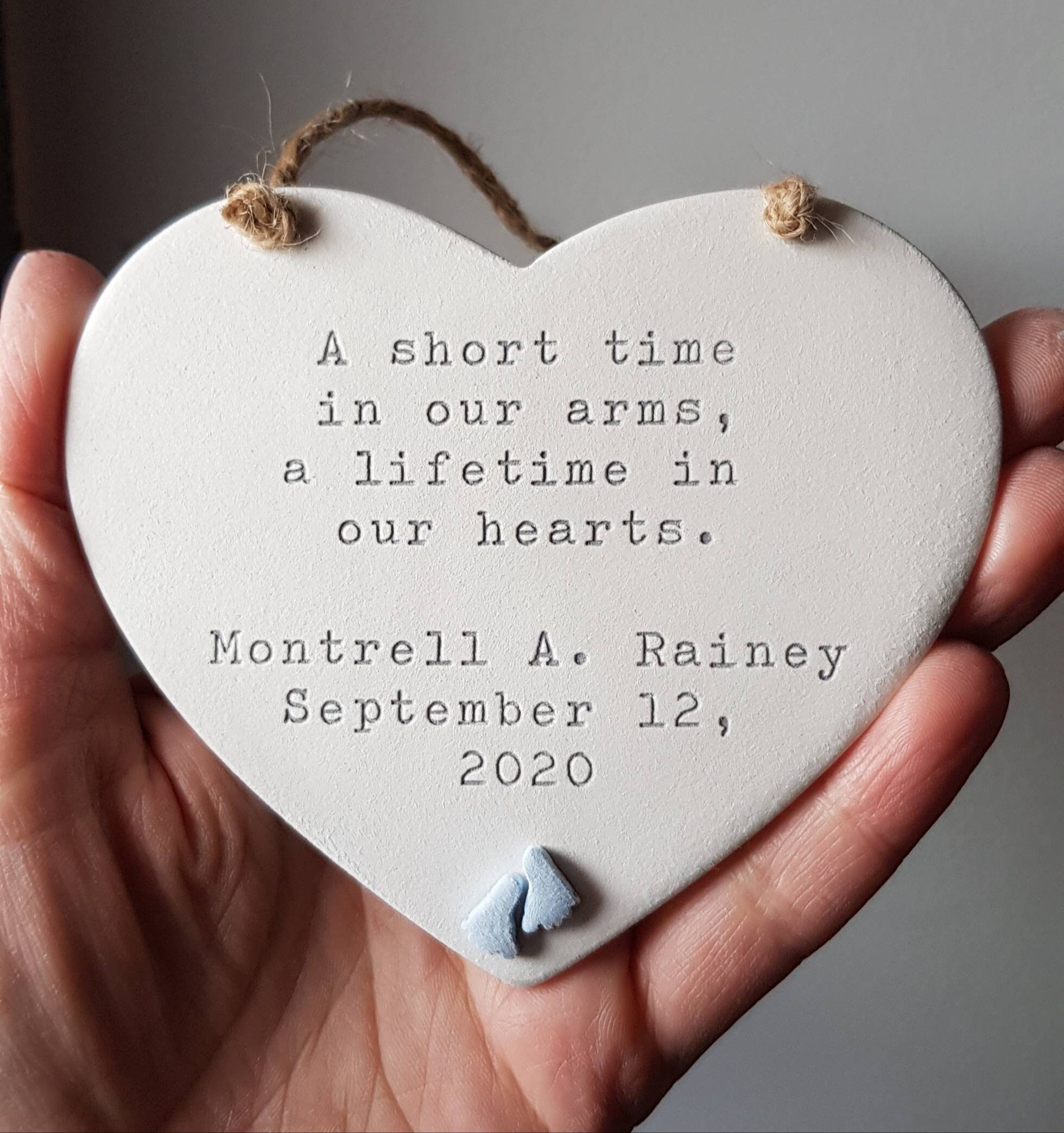 Baby Loss personalised Memorial keepsake stillborn baby a | Etsy