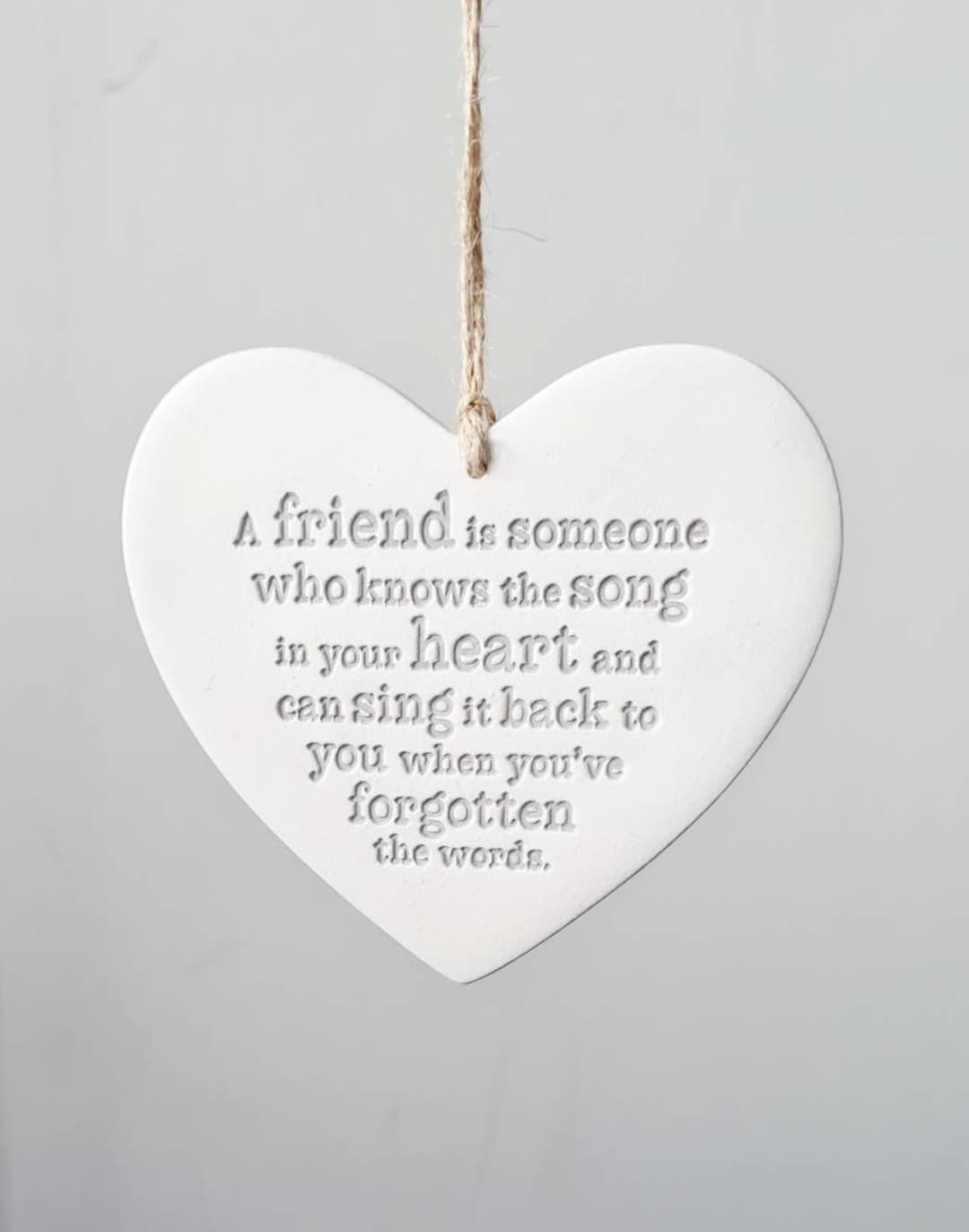 A Friend is Someone Knows the Song in Your Heart - Handmade Friendship ...