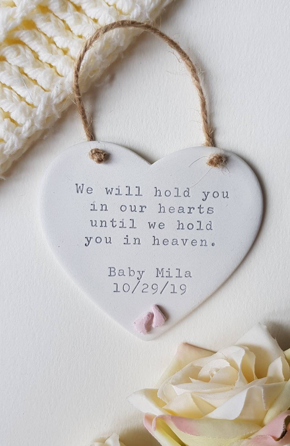 Baby Loss personalised Memorial Remembrance of an Angel Baby | Etsy