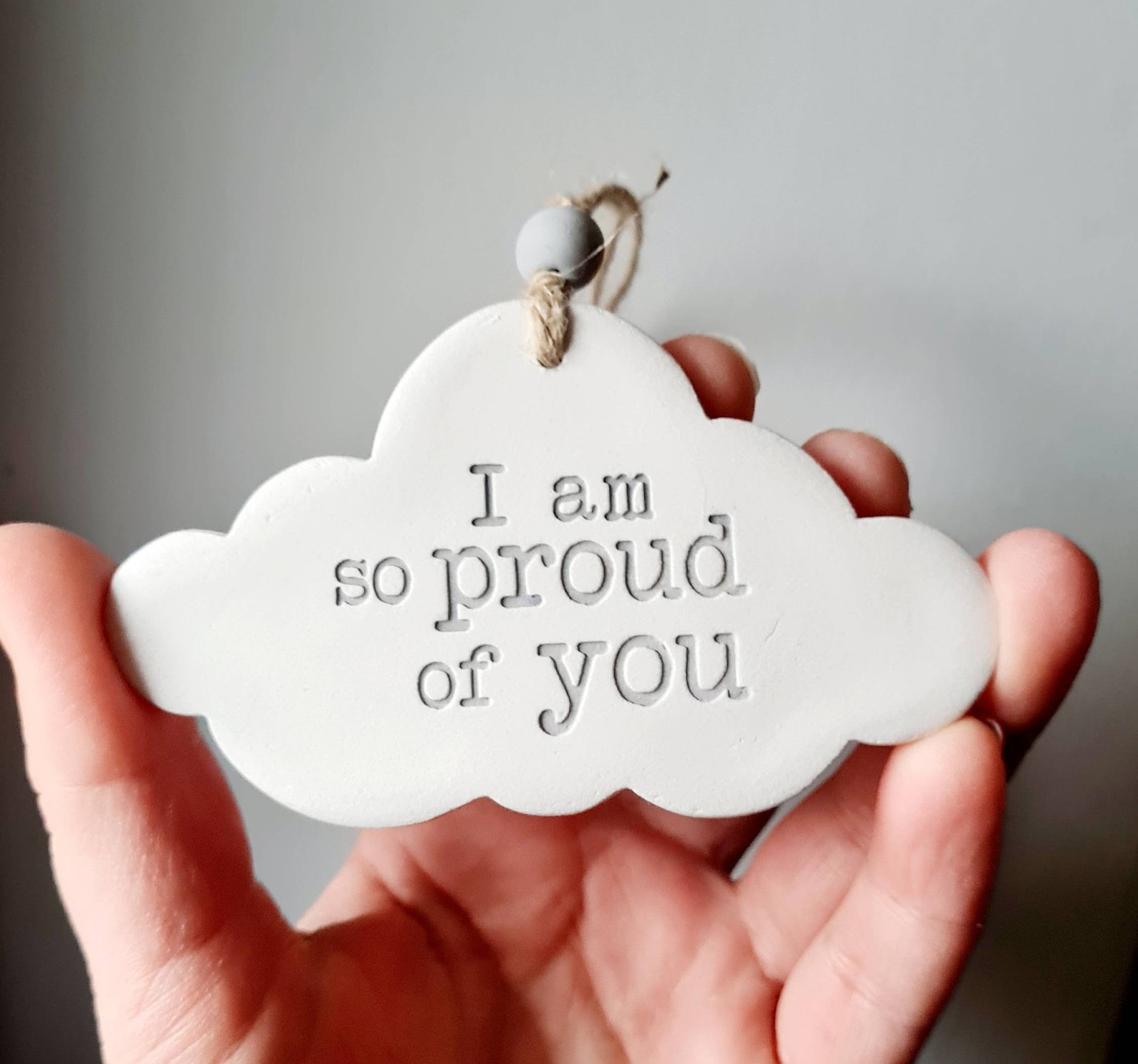 Personalised Cloud Gift - Handmade Cloud Decoration With Choice of ...