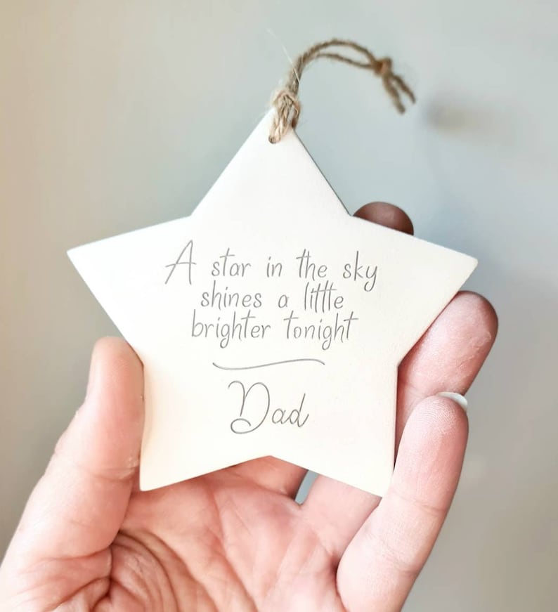 Personalised Bereavement Bright Star Keepsake Gift - Brightest Star in ...