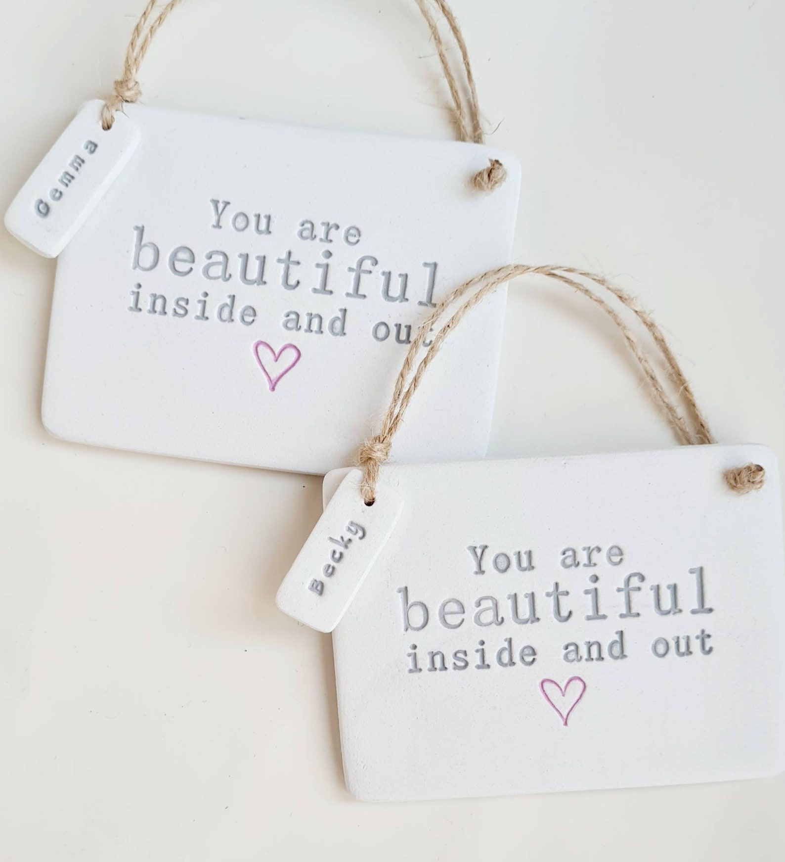 Thoughtful Keepsake for Friend, Loved One - You Are Beautiful Inside ...