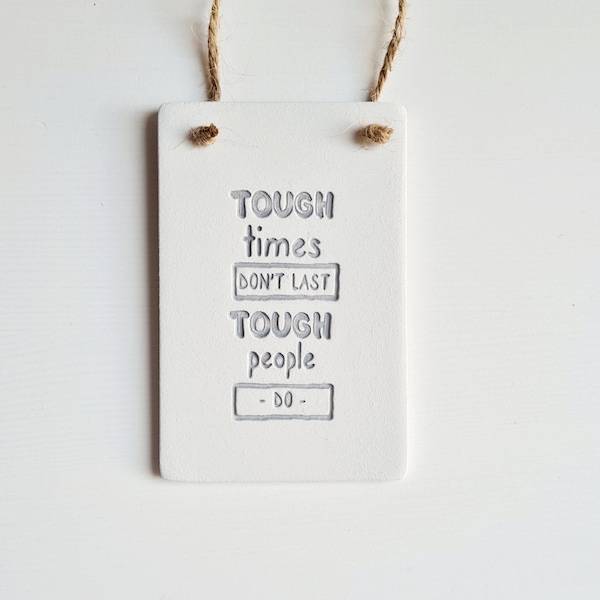 Difficult Times Sign - Etsy