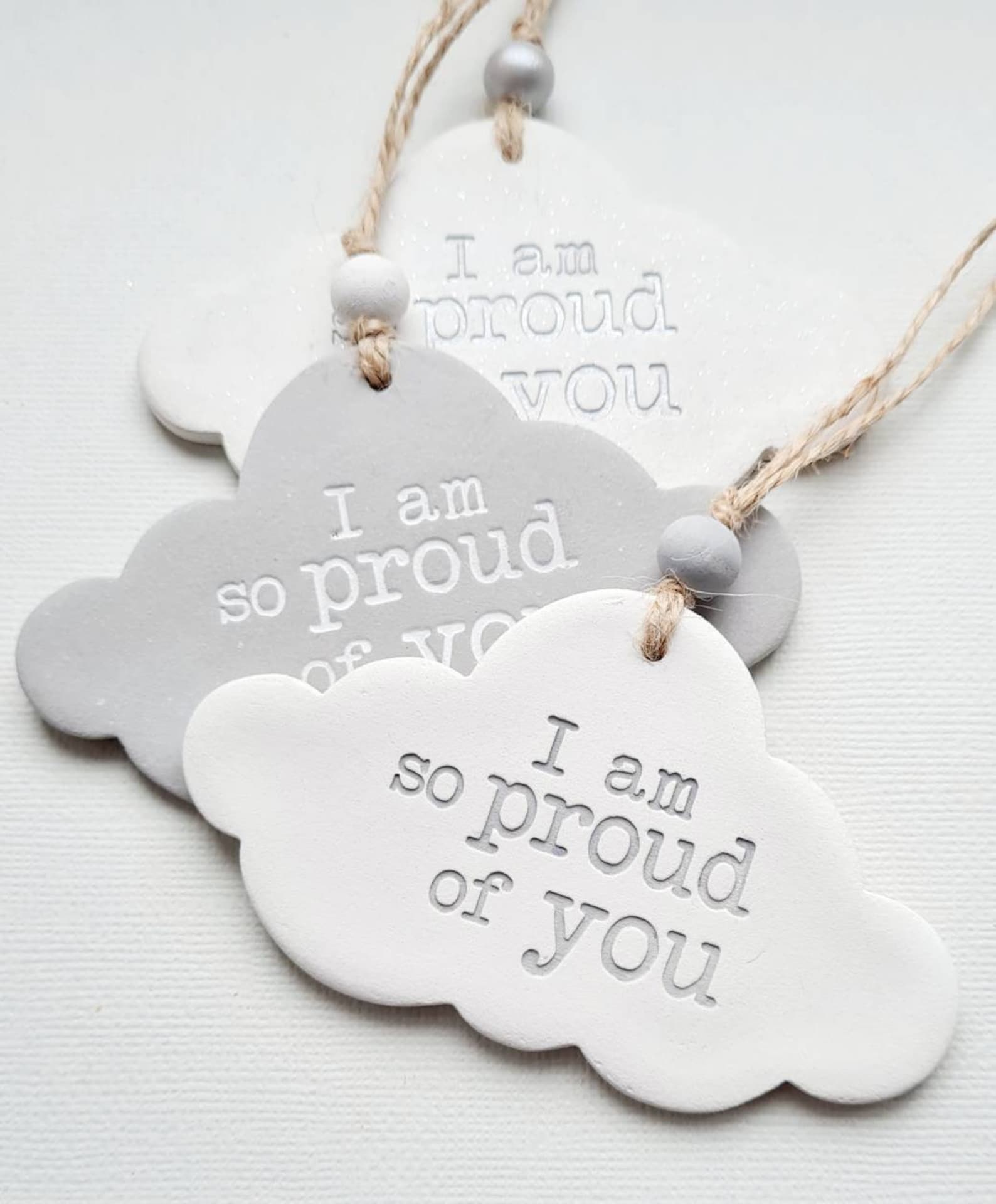 Personalised Cloud Gift - Handmade Cloud Decoration With Choice of ...