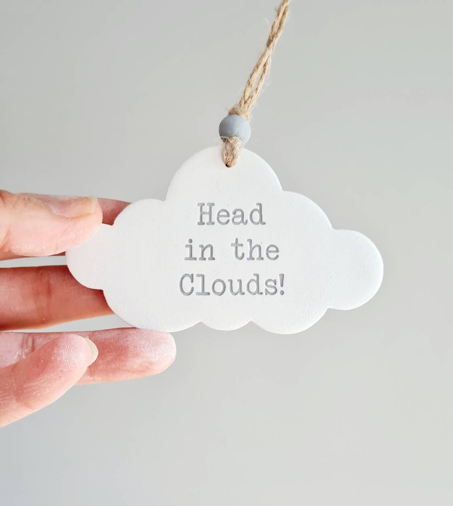 Personalised Cloud Gift - Handmade Cloud Decoration With Choice of ...