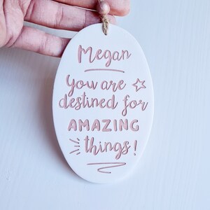 Personalised Achievement Gift - Capable of Amazing Things- Graduation ...