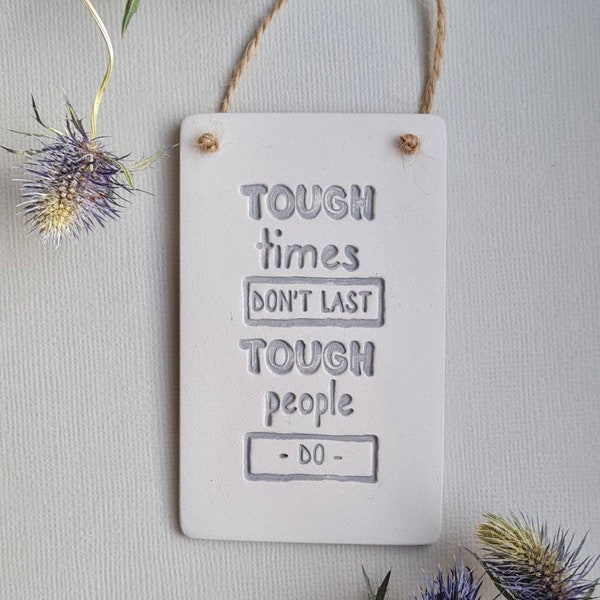 Difficult Times Sign - Etsy