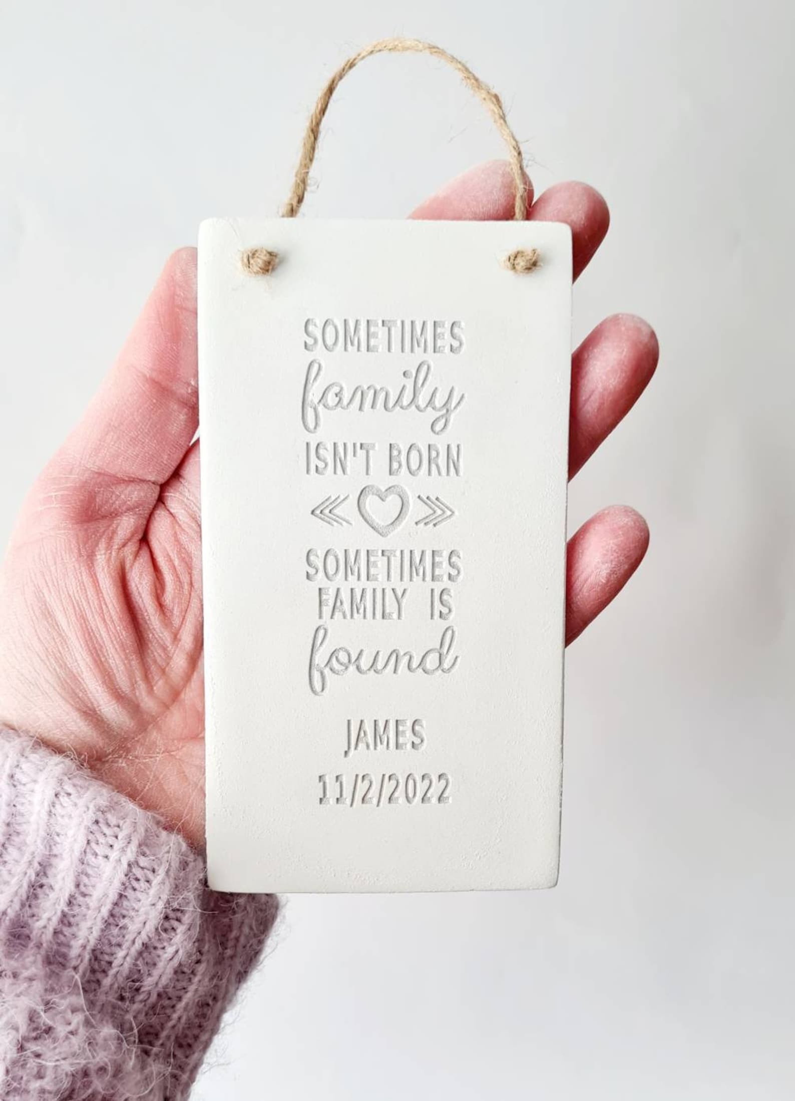 Adoption Keepsake Gift - Found Forever Family - Gift for New Family ...