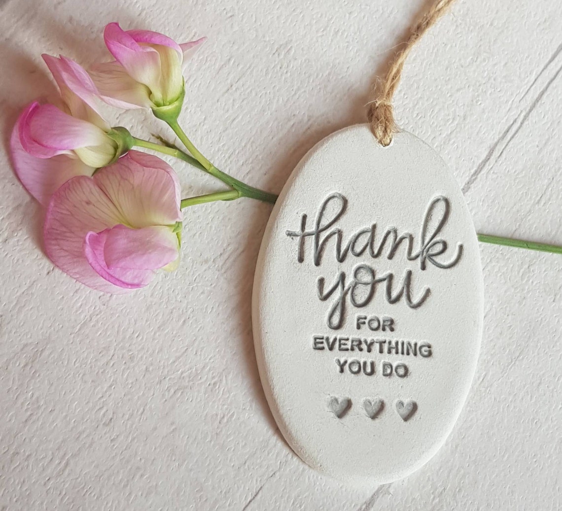 Thank you gift handmade thoughtful keepsake thanks for | Etsy