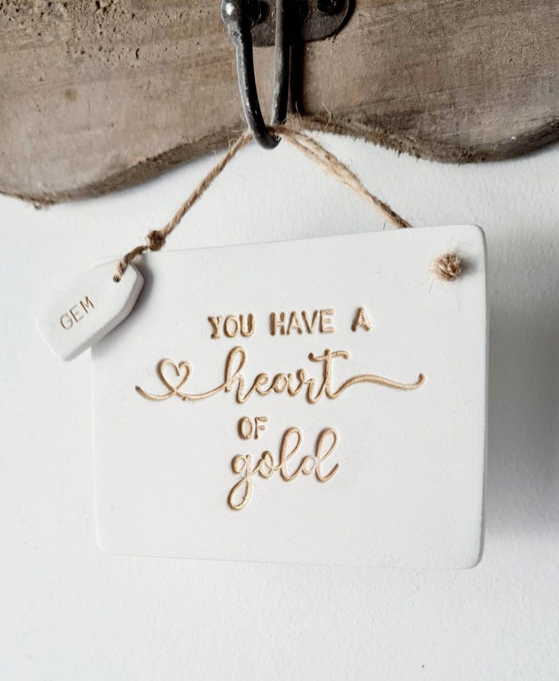 You Have a Heart of Gold Personalised Gift for Friend - Etsy UK