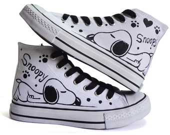Snoopy shoes | Etsy