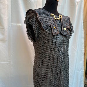Lorica Hamata Roman Reenactment Medieval Steel Chainmail Flat Riveted ...