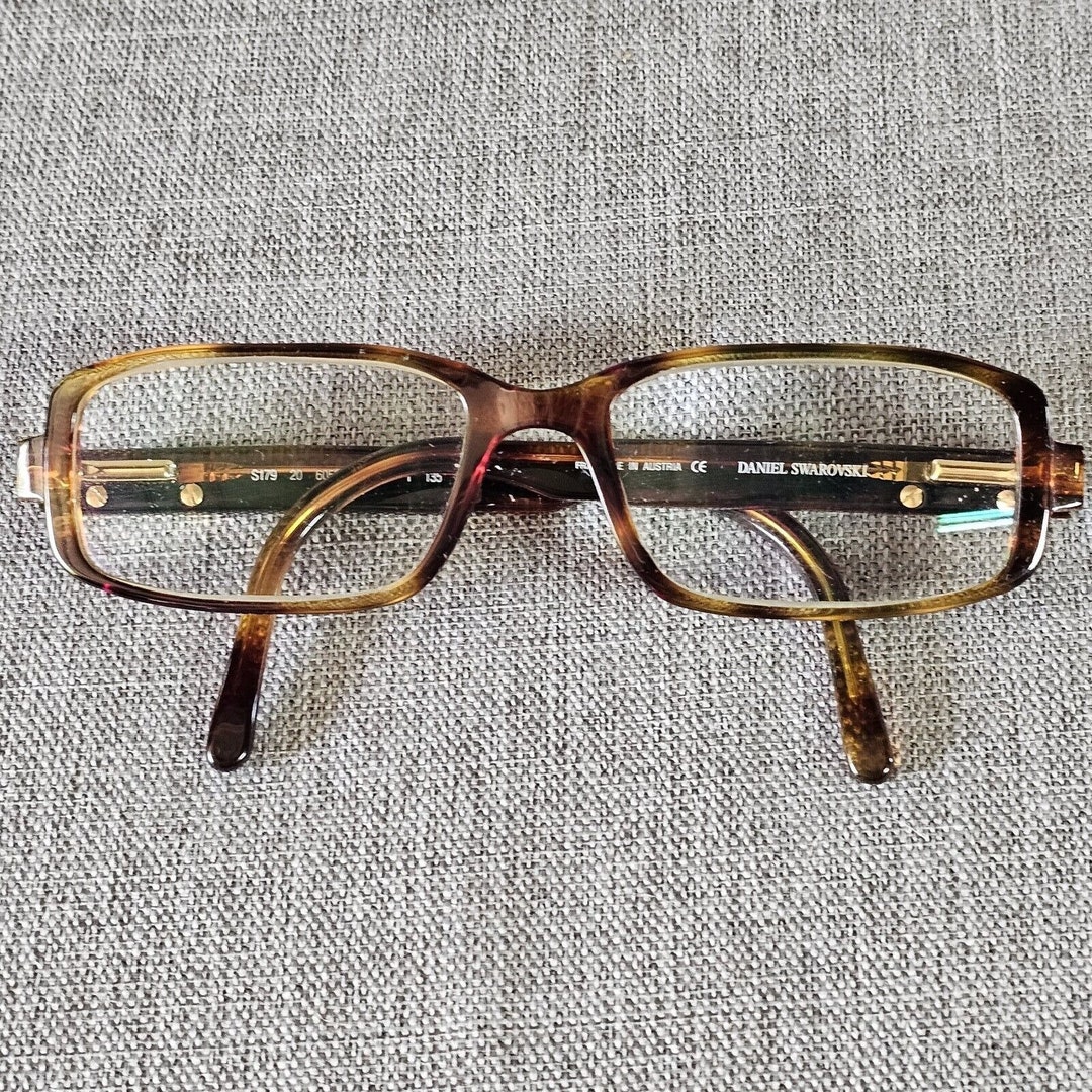 Swarovski Eyeglass Frames Tortoise Shell S179 - Etsy