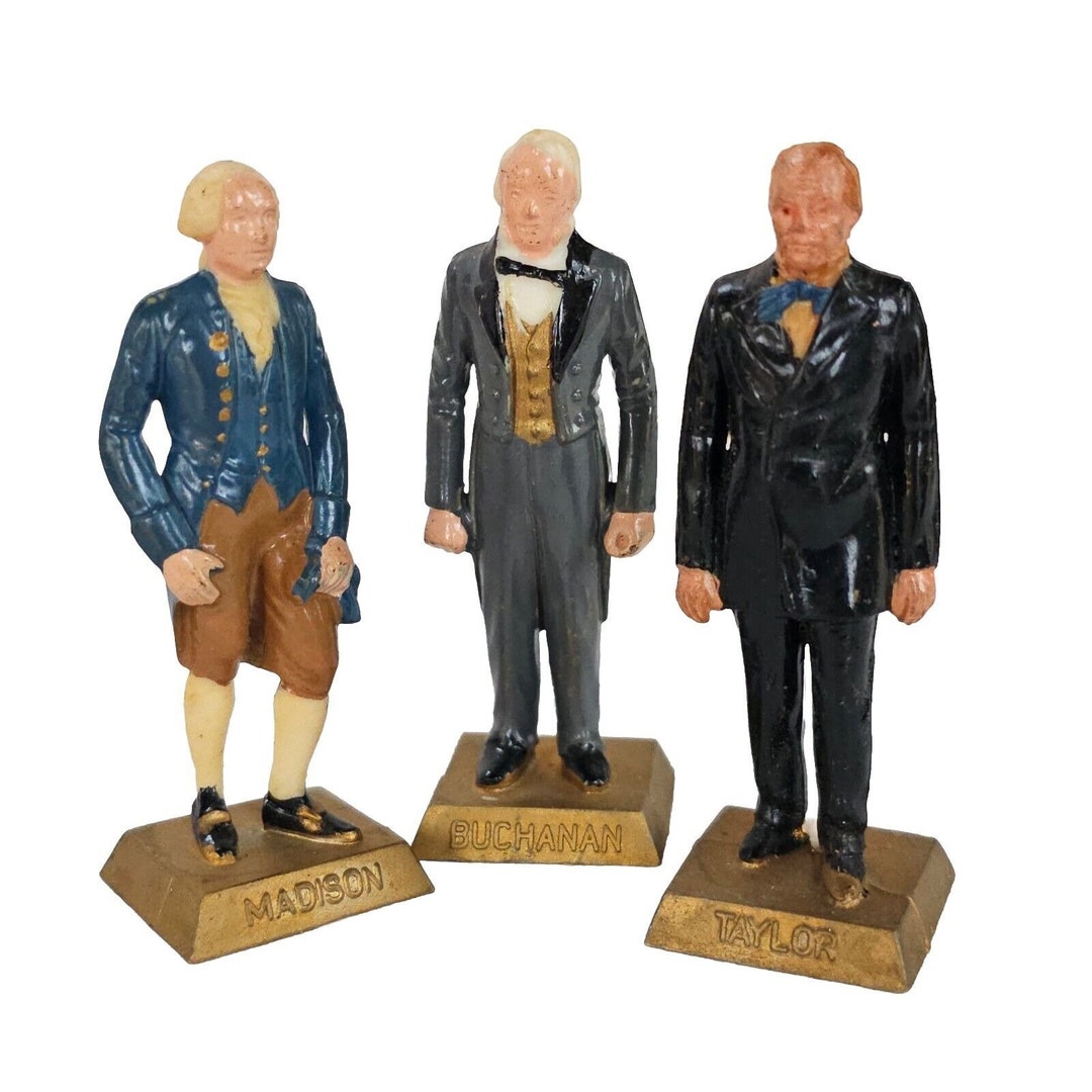 Vintage Marx Presidents Madison Taylor Buchanan Figures - Etsy