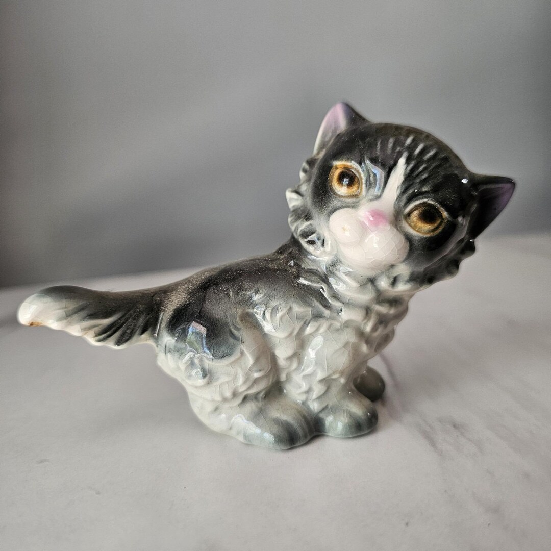 Goebel Porcelain Cat Figurine - Etsy
