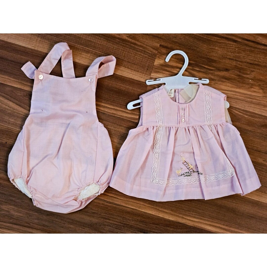 Baby Togs Vintage Baby Girls Set 18 Mos 1970s New Old Stock - Etsy
