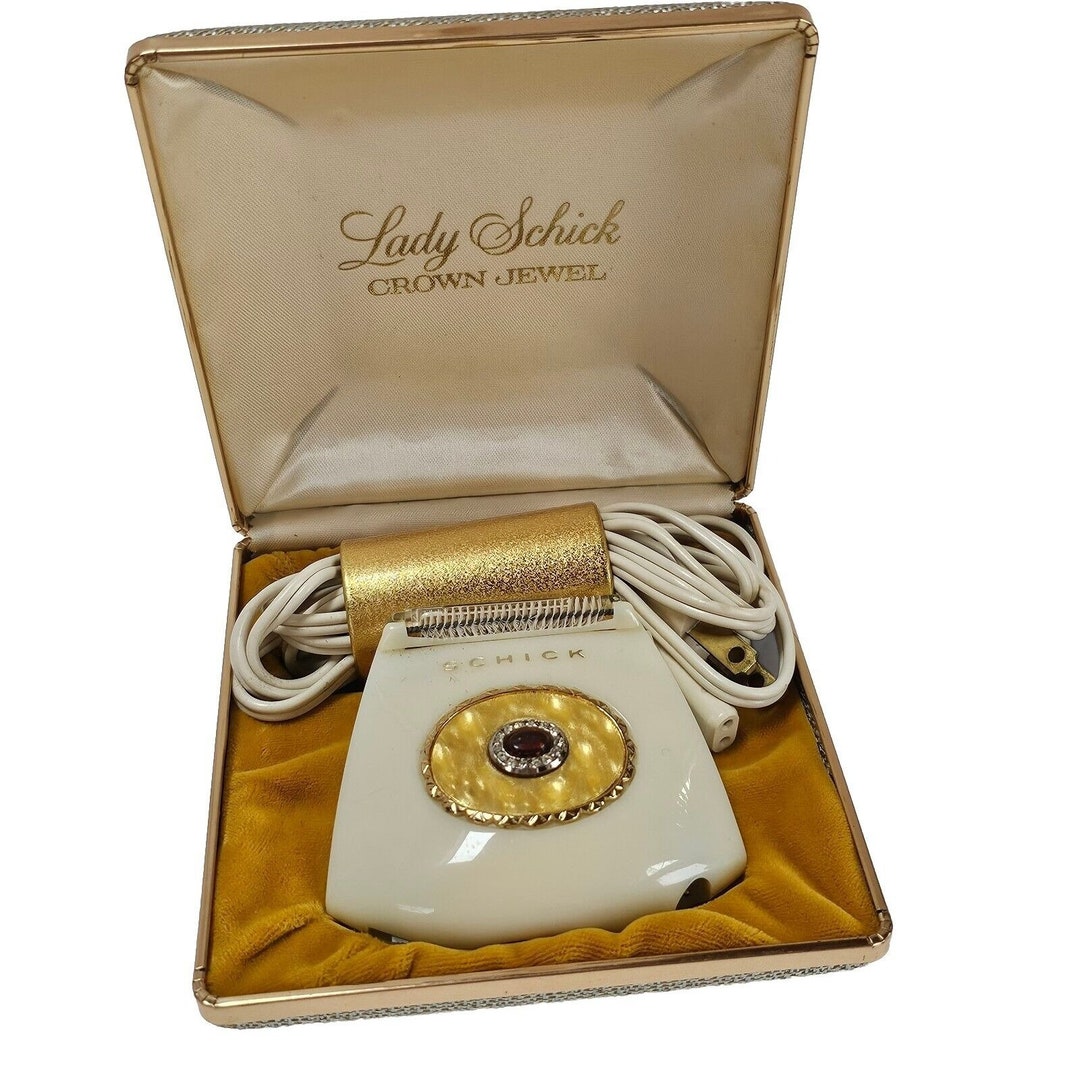 Vintage Lady Schick Crown Jewel Electric Shaver Never Used EUC - Etsy