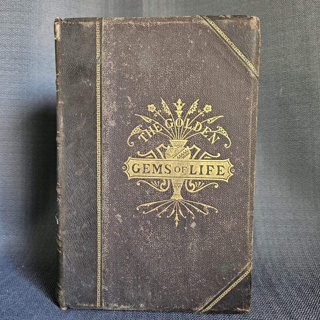 The Golden Gems of Life Book SC Furgeson, E A Allen 1880 - Etsy