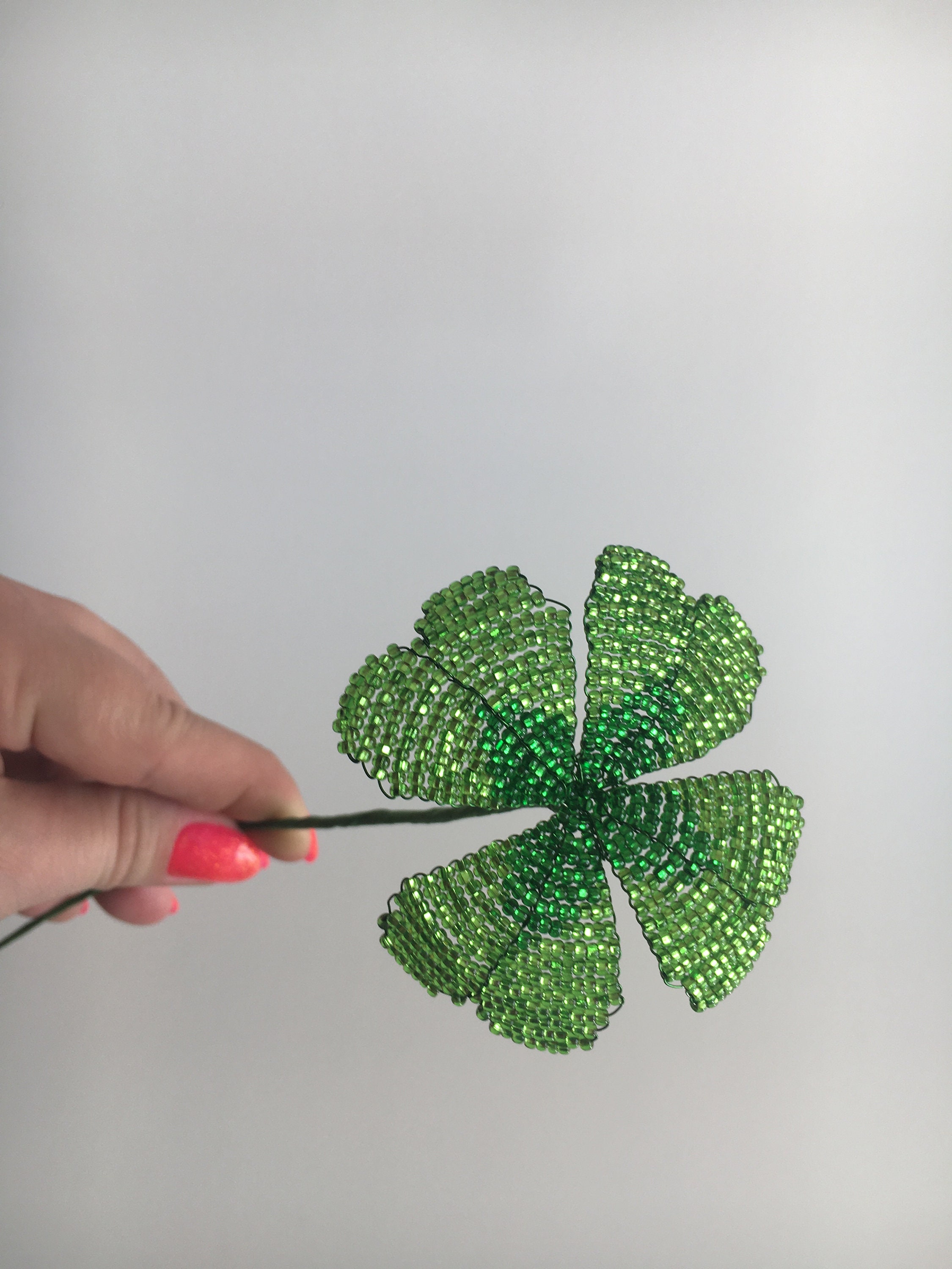 Minimalist decor Four leaf clover Greenery stems | Etsy