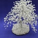 Snow White Wire Tree Sculpture Winter Bonsai Tree Housewarming Gifts ...