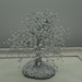 Snow White Wire Tree Sculpture Winter Bonsai Tree Housewarming Gifts ...
