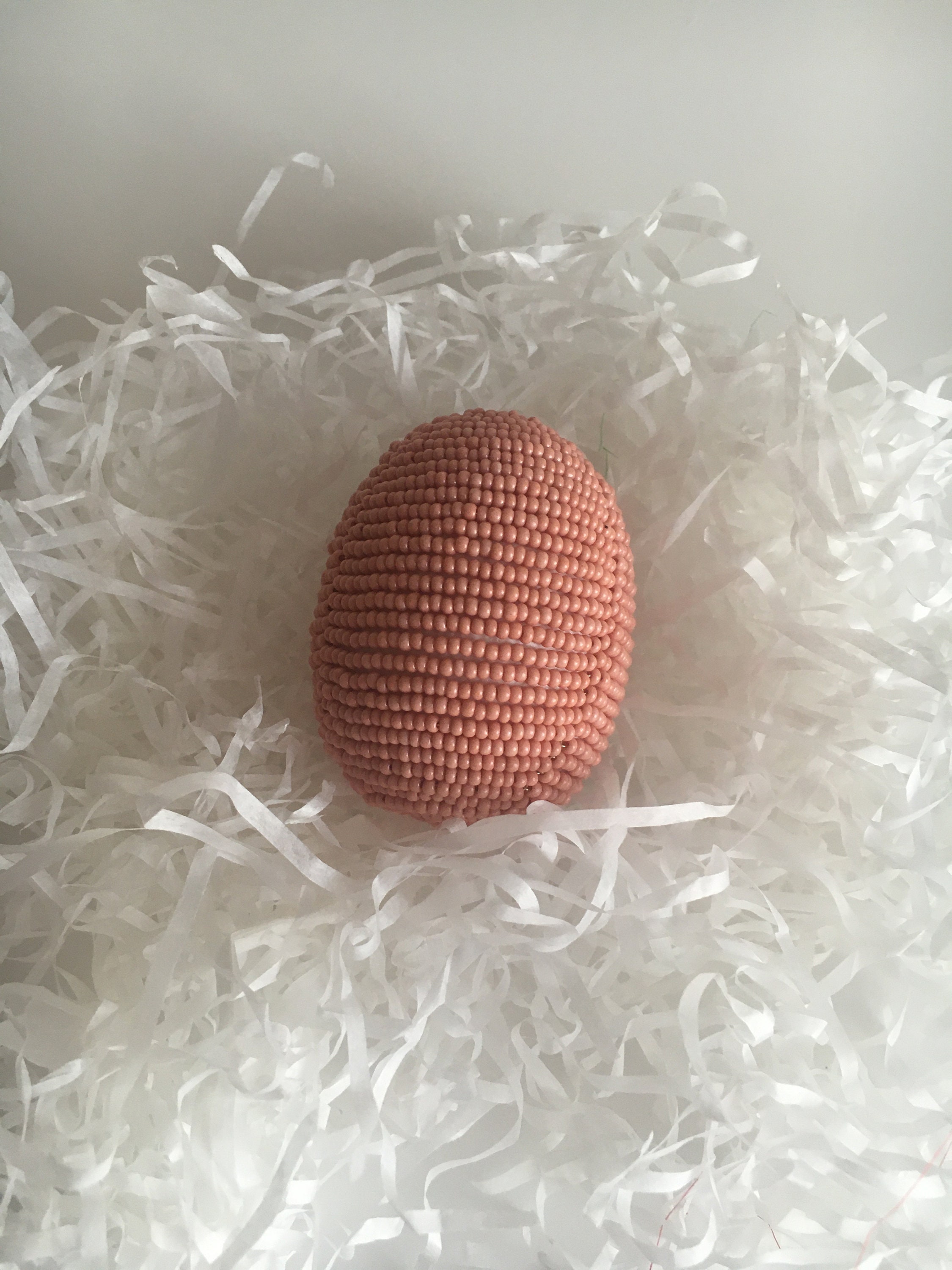 Primitive decorative eggs Beaded Easter egg | Etsy