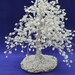 Snow White Wire Tree Sculpture Winter Bonsai Tree Housewarming Gifts ...