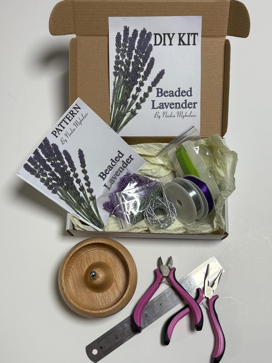 DIY French Beaded Lavender Kit – Handmade Flower Craft Project - Etsy