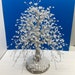 Snow White Wire Tree Sculpture Winter Bonsai Tree Housewarming - Etsy