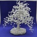 Snow White Wire Tree Sculpture Winter Bonsai Tree Housewarming - Etsy