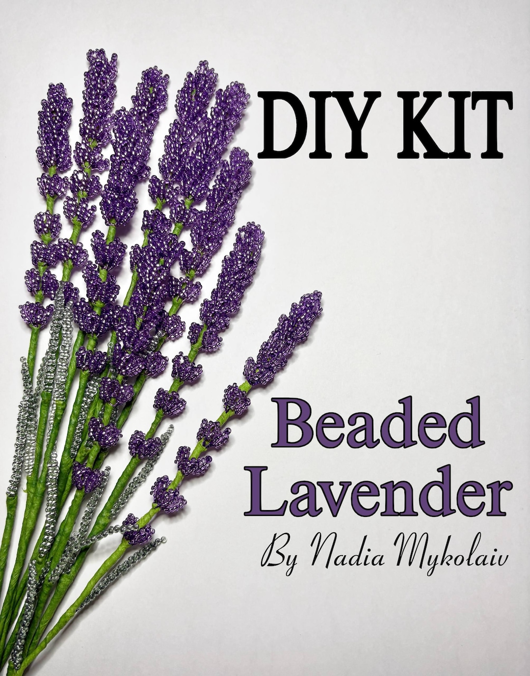 DIY French Beaded Lavender Kit – Handmade Flower Craft Project - Etsy