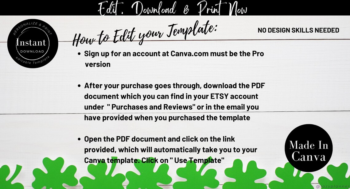 Editable St Patrick's Day Gift Tags. Printable St Patricks Day Tags ...
