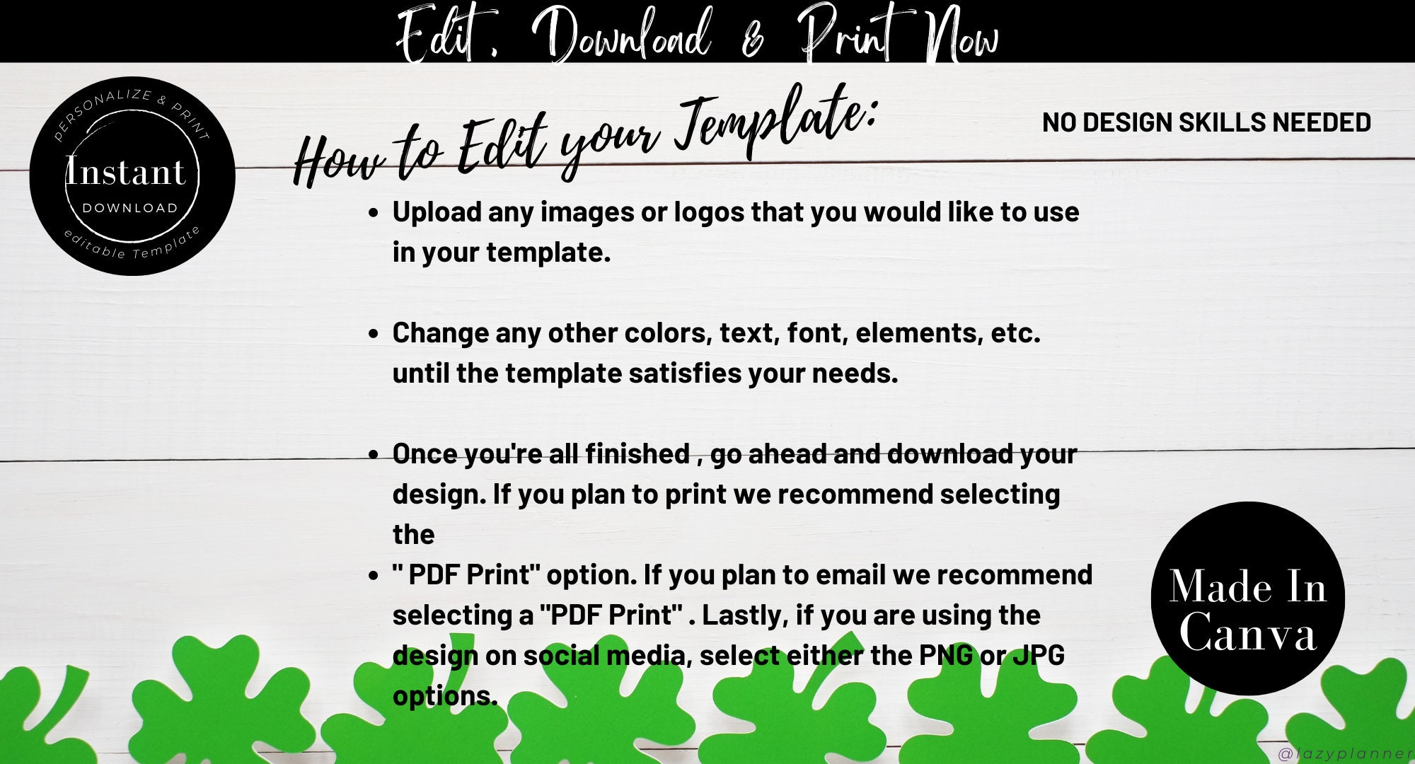 Editable St Patrick's Day Gift Tags. Printable St Patricks Day Tags ...